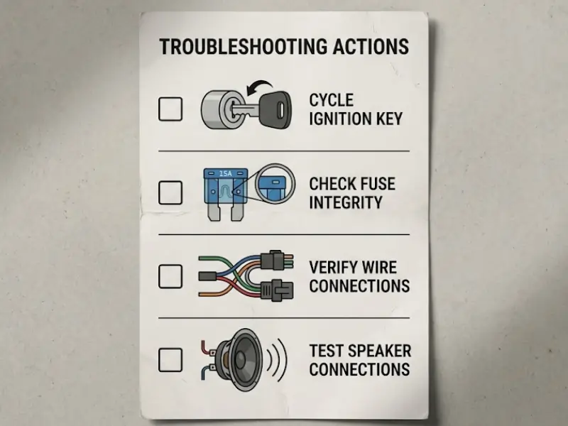 Why Your Car Stereo Is Not Working (Fix Guide)